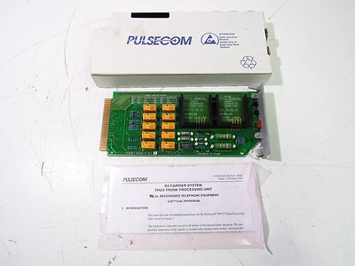 PULSECOM TPU/3 D4 CARRIER SYSTEM TRUNK PROCESSING UNIT ***NIB*** | eBay