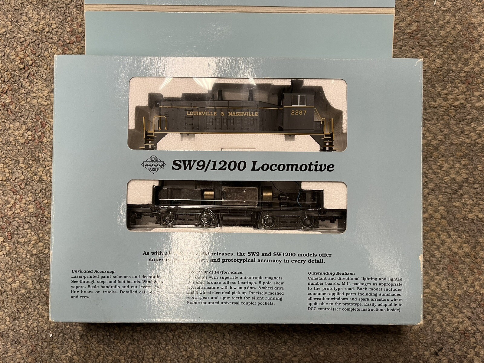 + Life Like Proto 2000 HO Louisville & Nashville SW9/1200 Locomotive No ...