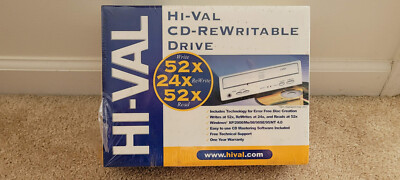 HI-VAL (Model H522452) 52x24x52x CD-RW Internal Drive (New in Box) | eBay
