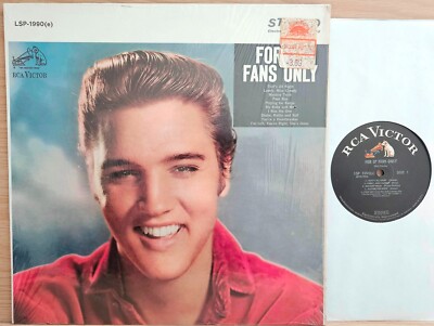 Elvis Presley "For LP Fans Only" on RCA LSP-1990 w/sheet music & bonus ...