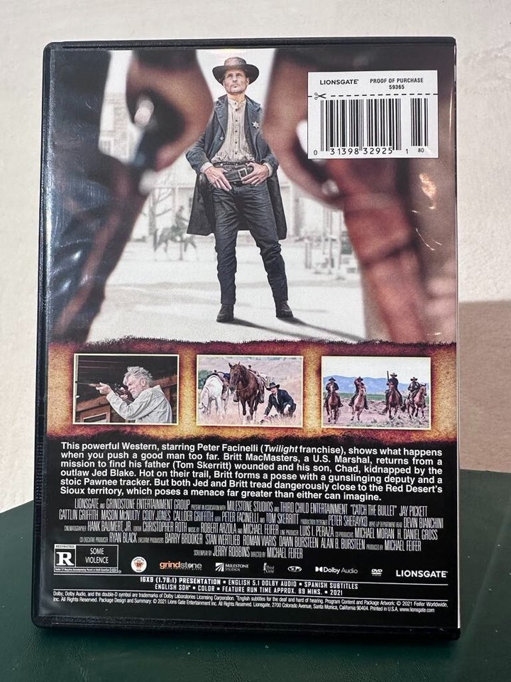 Catch Bullet DVD Action Thriller High-Speed Crime Drama Intense ...