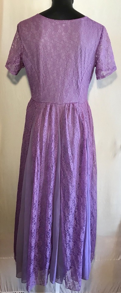 The Paragon Women's Purple Wisteria Elegant Lace polyester dress formal ...