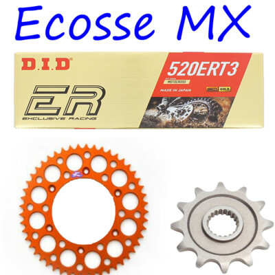KTM SX125 99-23 Gold DID ERT3 Gold Chain And Renthal Orange Sprocket ...