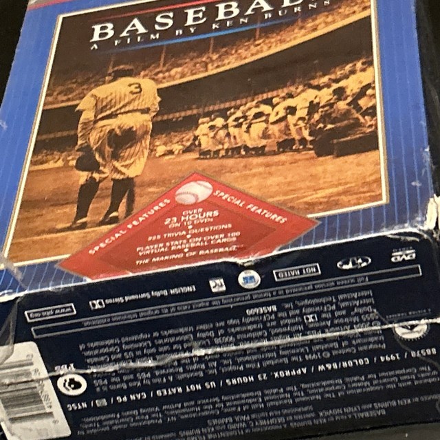 Baseball: A Film by Ken Burns - Nine Inning Boxed Set (DVD, 2004, 10 ...