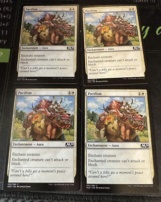 Pacifism X4 M20 Core Set Magic the Gathering MTG | eBay