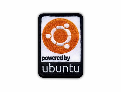 Alimenté Par Ubuntu Patch / Badge Brodé | eBay