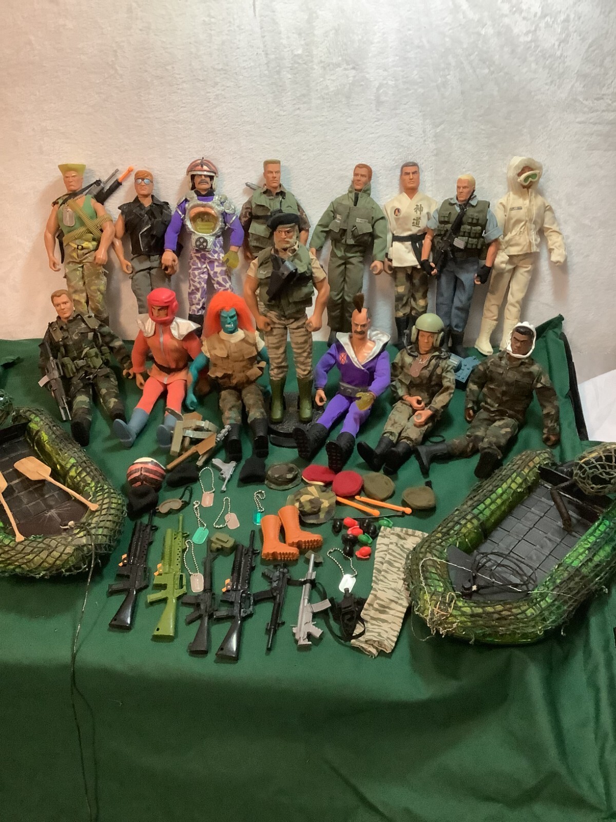 Vintage GI Joe lot of 15 with 2 rafts and accessories Hasbro | eBay