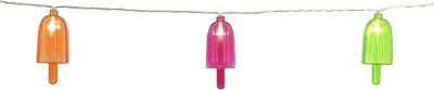 LED POPSICLE STRING LIGHT SET Battery Operated 10 Led Lights on a 4 Ft ...