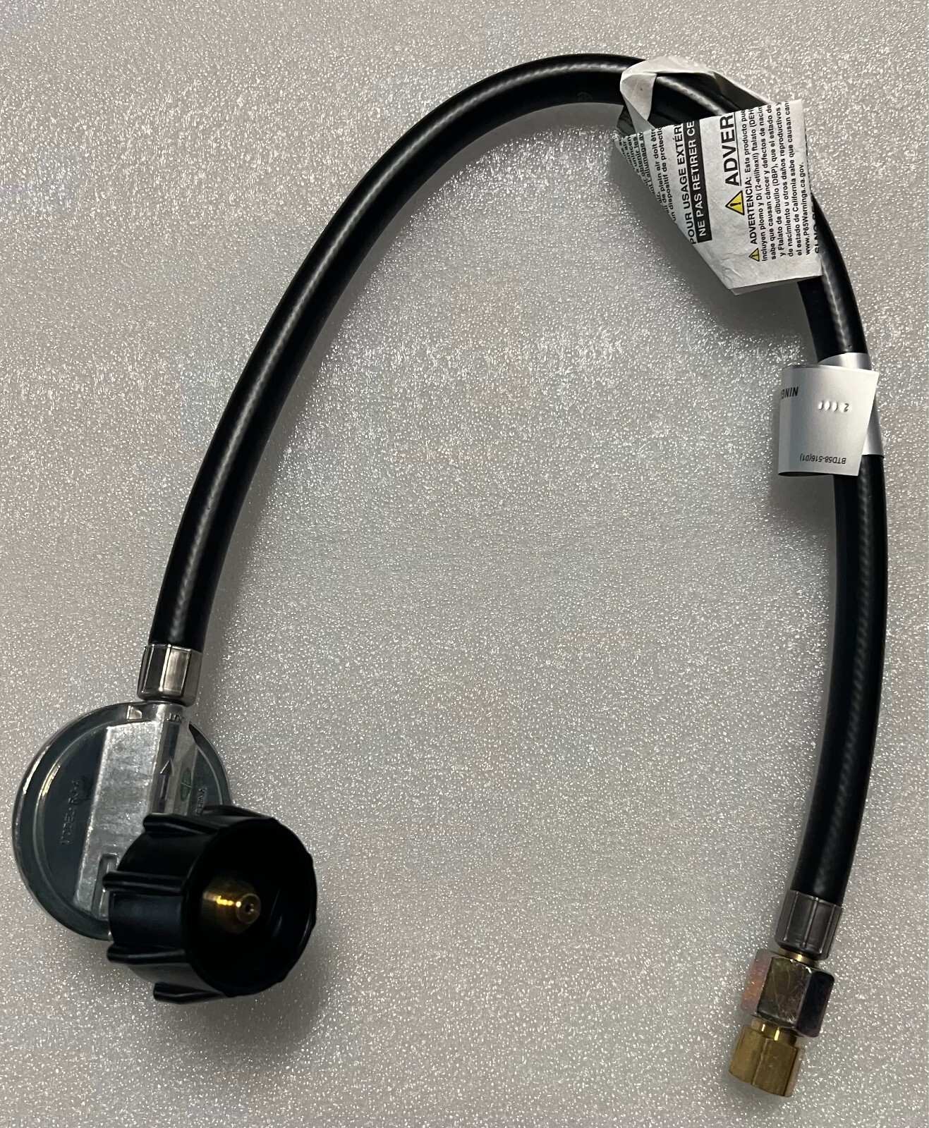 Ducane Aluminum Series Gas Grill LP Propane Regulator & 21" Hose 1/8 ...