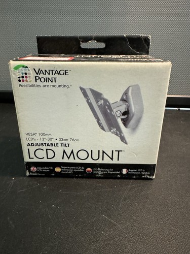 VANTAGE POINT WL01-S Adjustable Tilt Pan LCD Mount NEW BUT DAMAGED BOX ...