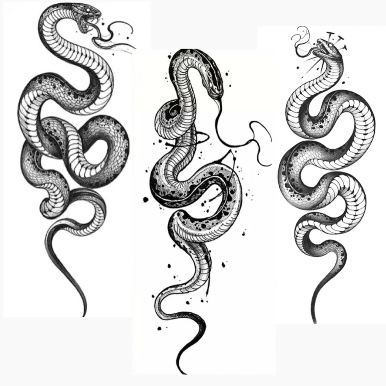 Realistic Snake Tattoo
