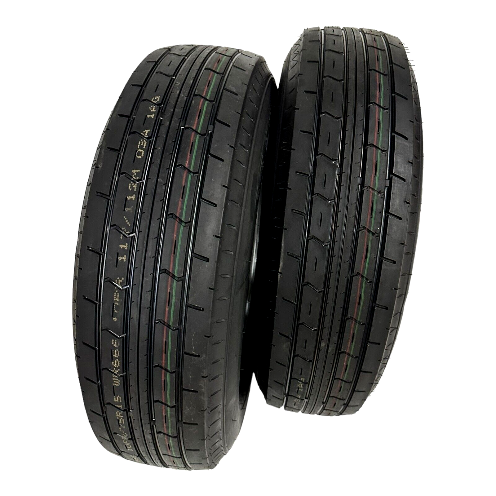 2-PK Trailer Tire On Rim ST225/75R15 Radial LRE 5 Lug 5x4.5" Modular ...