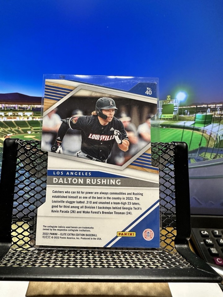 2022 Panini Elite EE *DECADE DIE CUT SN999* Dalton Rushing RC - Dodgers ...