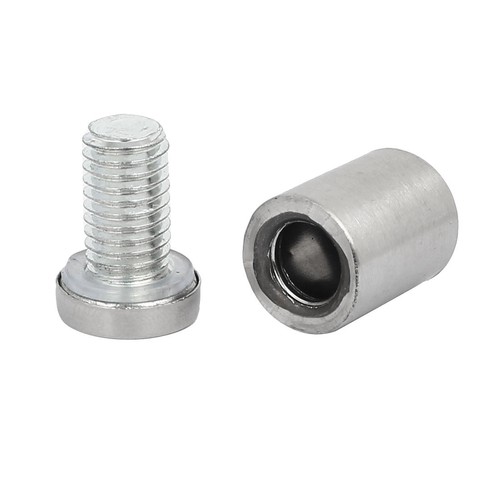 16mmx25mm Stainless Steel Glass Table Spacers Standoff Fixing Screws ...