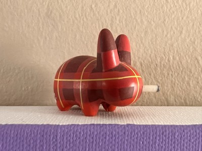 Kidrobot SMORKIN' Labbit Plaid Flannel Mini Vinyl Figure 1.5" Kozik | eBay