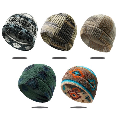 Cold Weather Running Cap Winter Thermal Beanie Ski Soft Skull Hat ...
