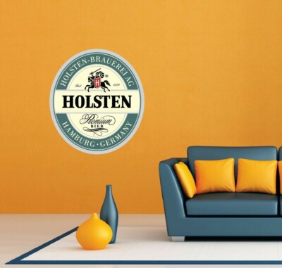 Holsten Pilsener Beer Room Bar Restaurant Wall Decor Sticker Decal 20 ...