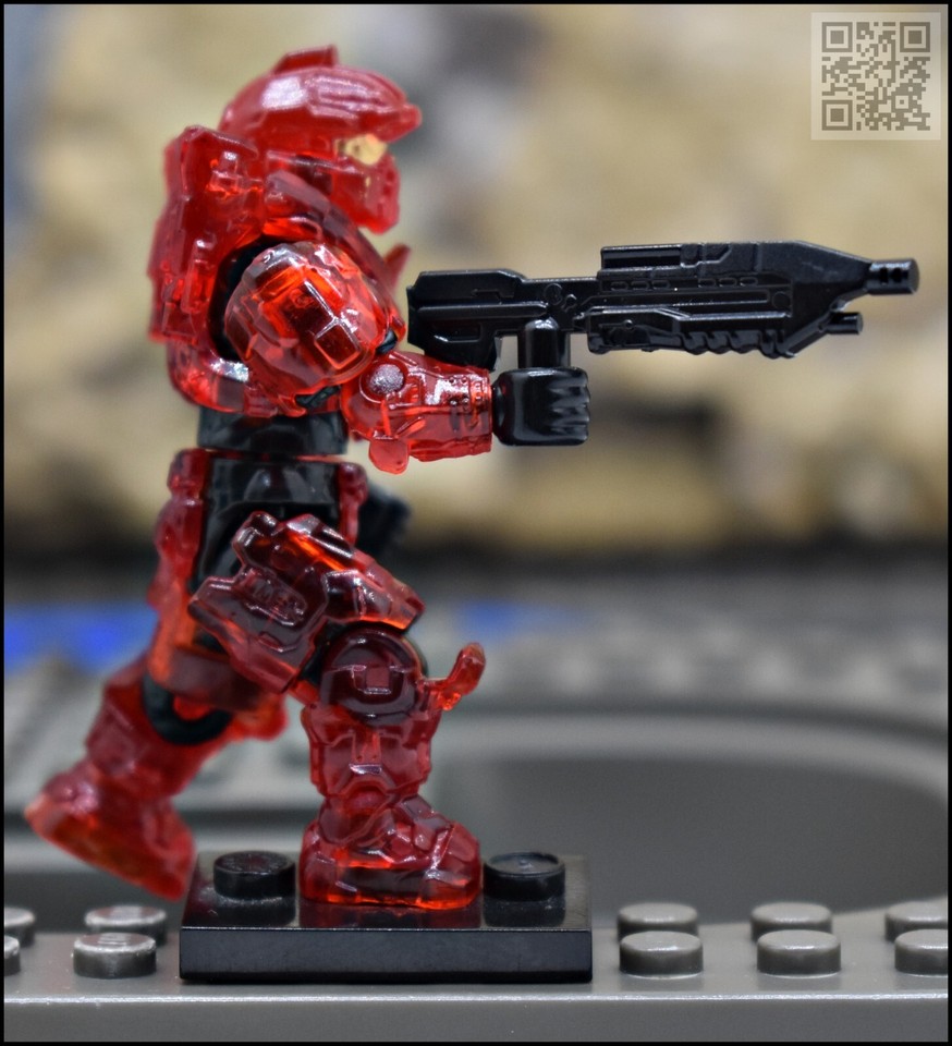 HALO MEGA CONSTRUX TRANSLUCENT RED SPARTAN CENTURION FPJ24 DAMAGE BOOST ...
