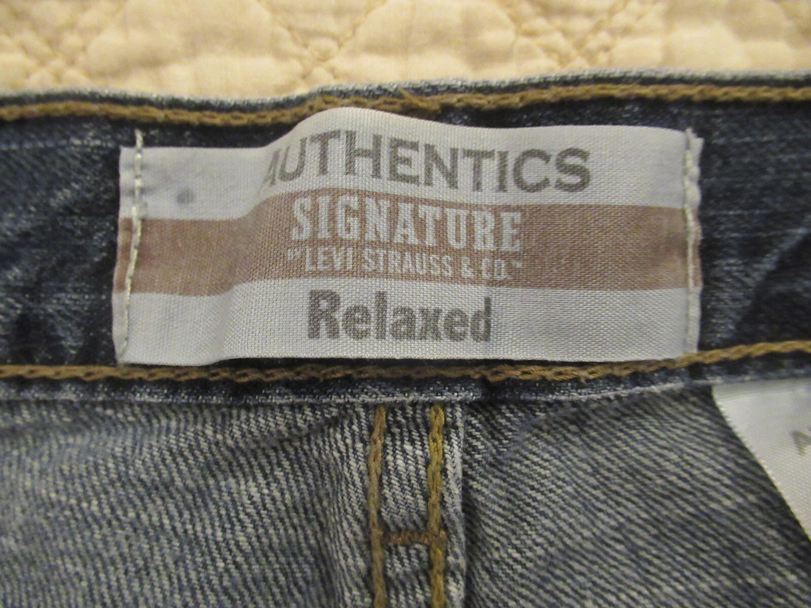 Authentics Signature Levi Strauss Mens Relaxed Denim … - Gem