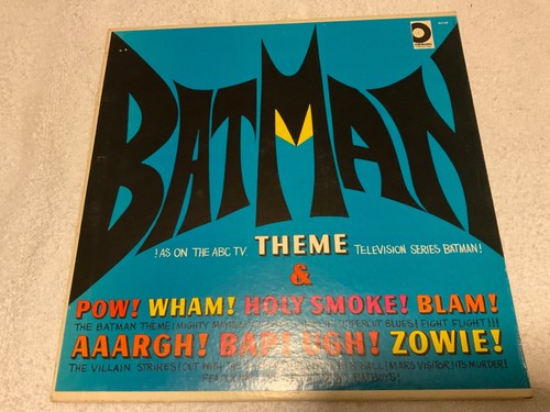 1966 Batman Series TV Theme Vinyl Record 33 1/3 Music Stereo Album | eBay