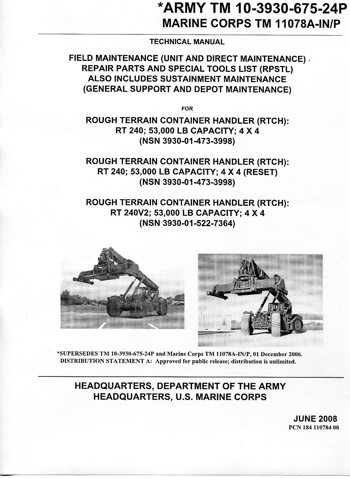 Hydraulic control valve/3-way Kalmar rough terrain container handler ...