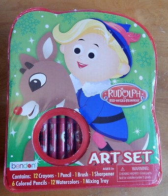 Bendon Rudolph Red-Nosed Reindeer Art Set | eBay
