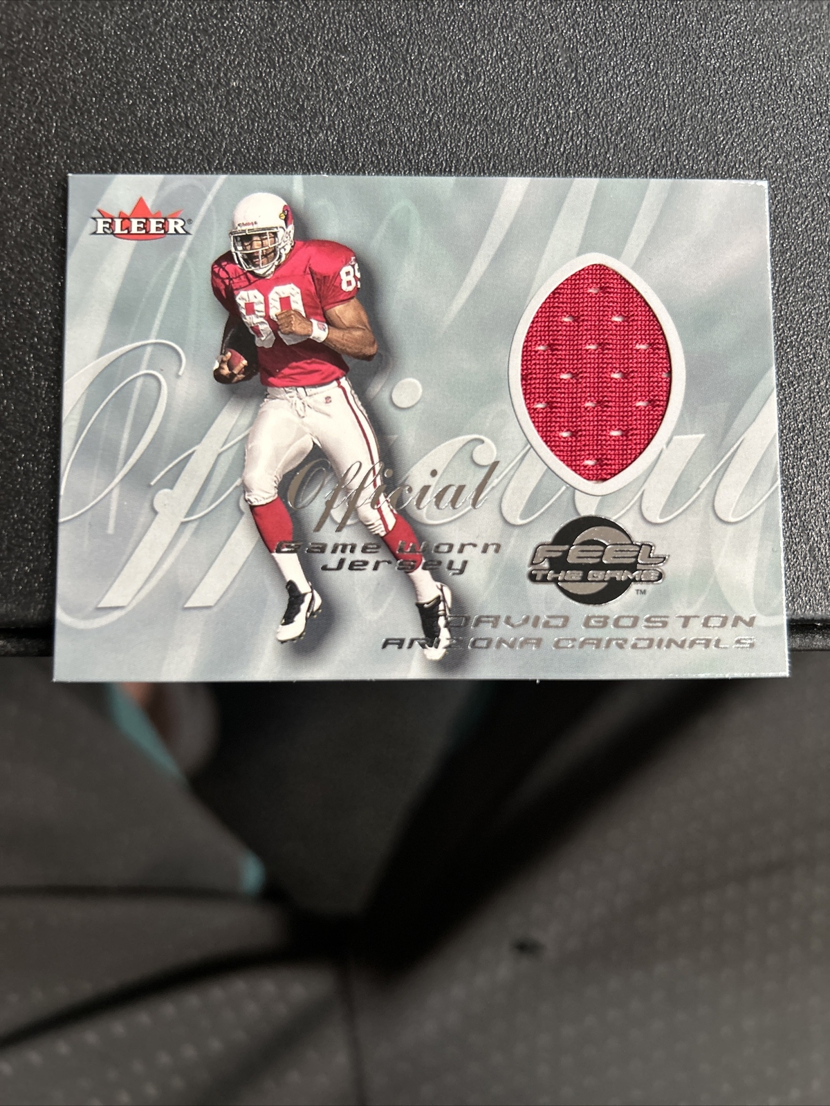 2000 Fleer Tradition Feel the Game #6 David Boston Jersey Relic ...