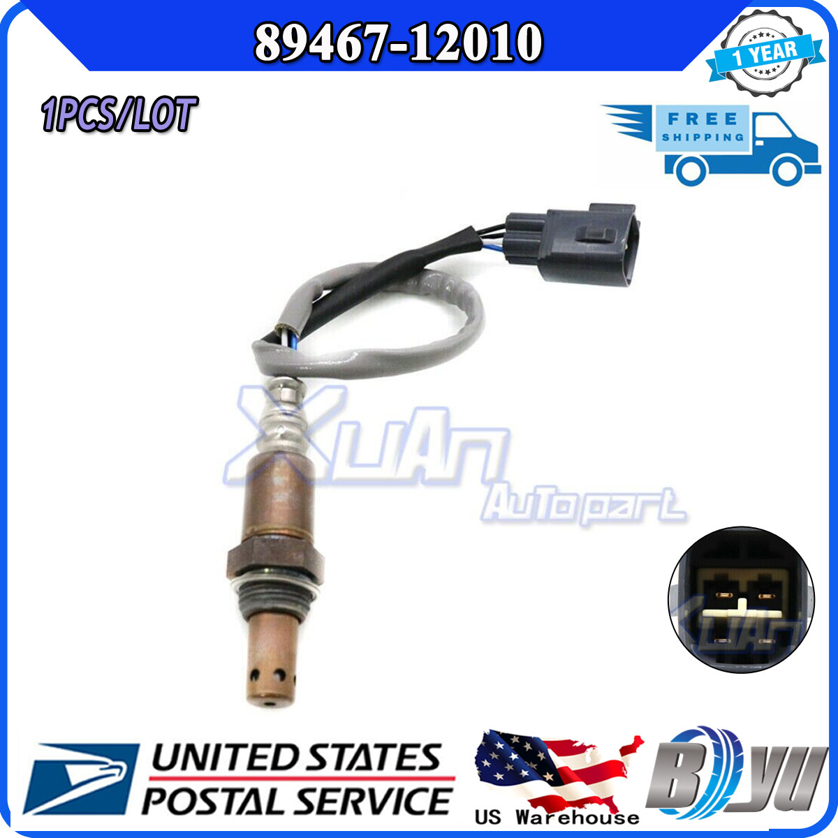 Front 89467-12010 Oxygen Sensor For Toyota Corolla Matrix 1.8L | eBay