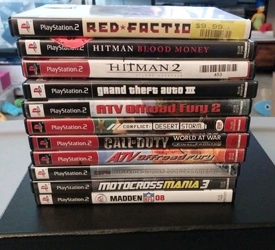 Scratched And Cut PlayStation 2 Games Lot Of 11 Ps2 Games UNTESTED Read ...