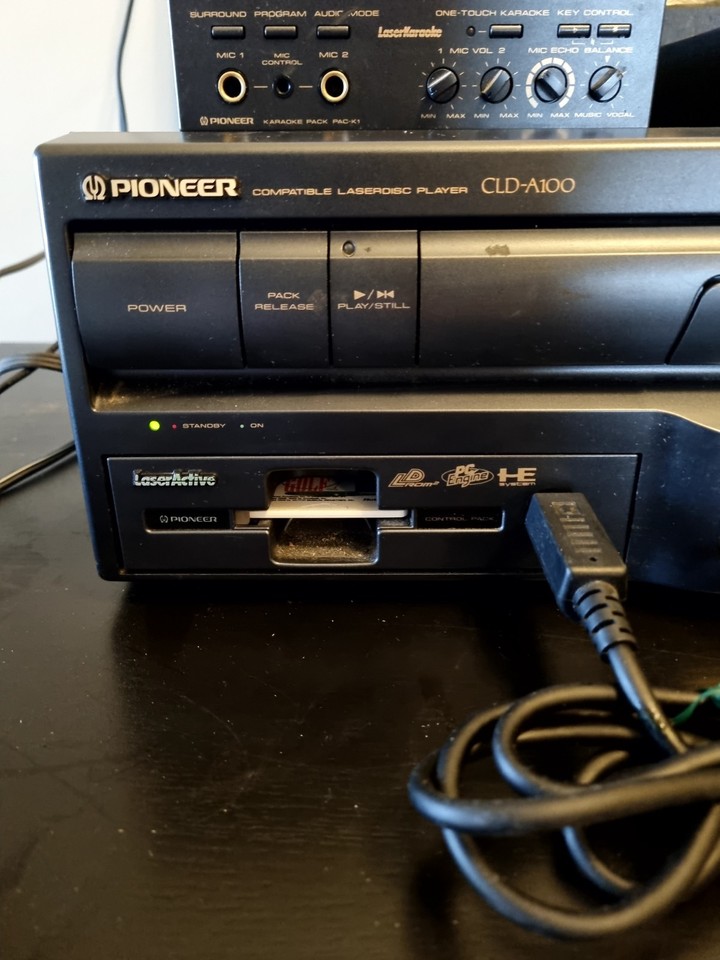 LASER DISC Laser Active With PC Engine, Megadrive And Karaoke Module | eBay