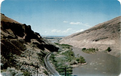 Yakima River Canyon, Lower Yakima Valley, Rosa irrigation canal ...