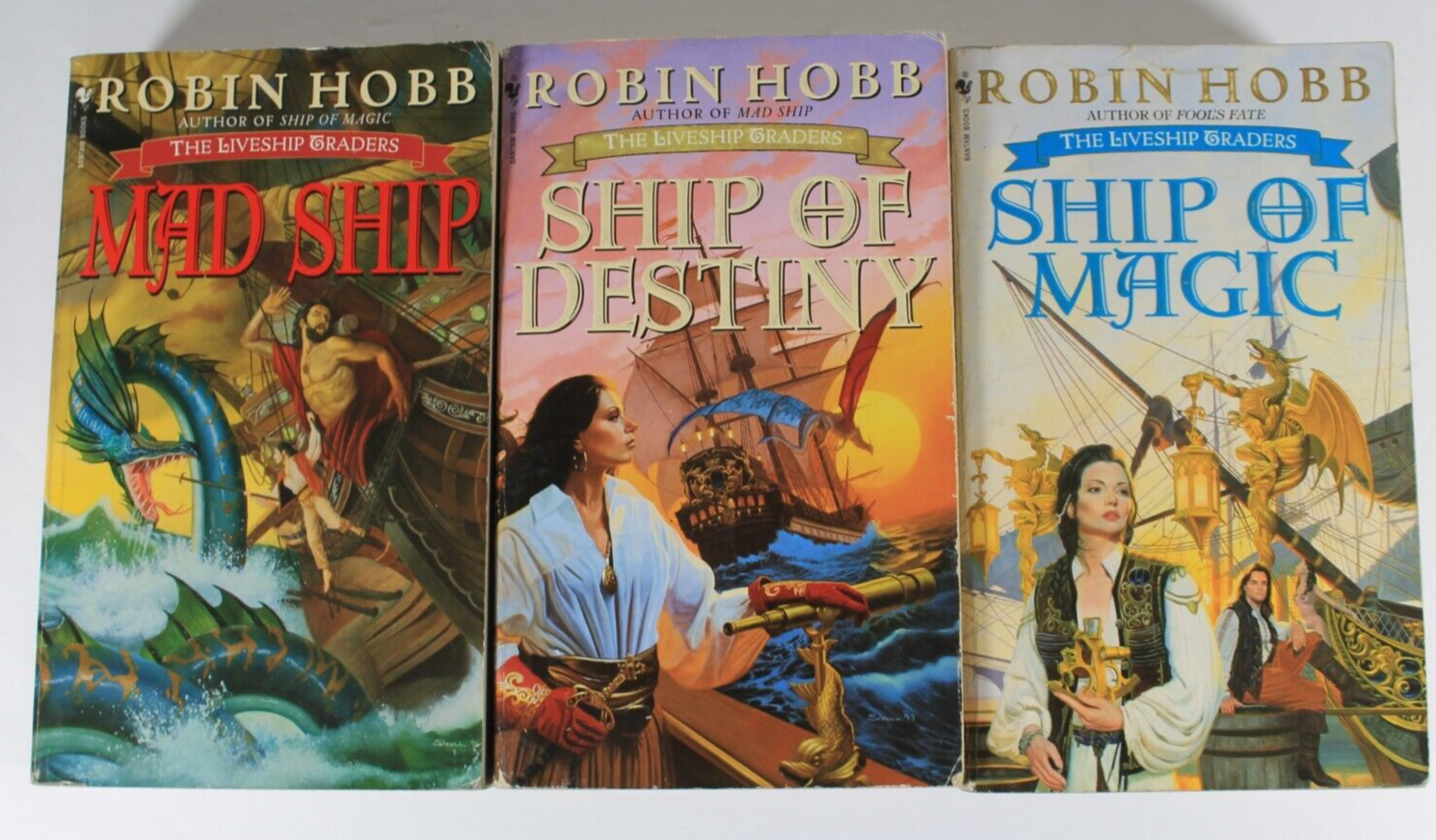 The LIVESHIP TRADERS Trilogy Robin Hobb 3 Book Lot Set Ship of Destiny ...