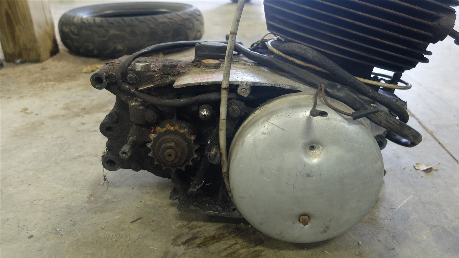 Sears Allstate Puch SR250 SR 250 Twingle Engine Motor | eBay