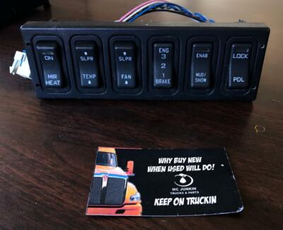 International Pollak Rocker Switch Panel 6 Switches P/N 32237 | eBay