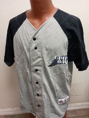 True Fan MLB Genuine Merch Tampa Bay Rays Men's XL Gray Jersey. | eBay