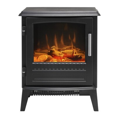 Dimplex Bari Freestanding Optiflame Electric Stove 2kW Fan Heater ...