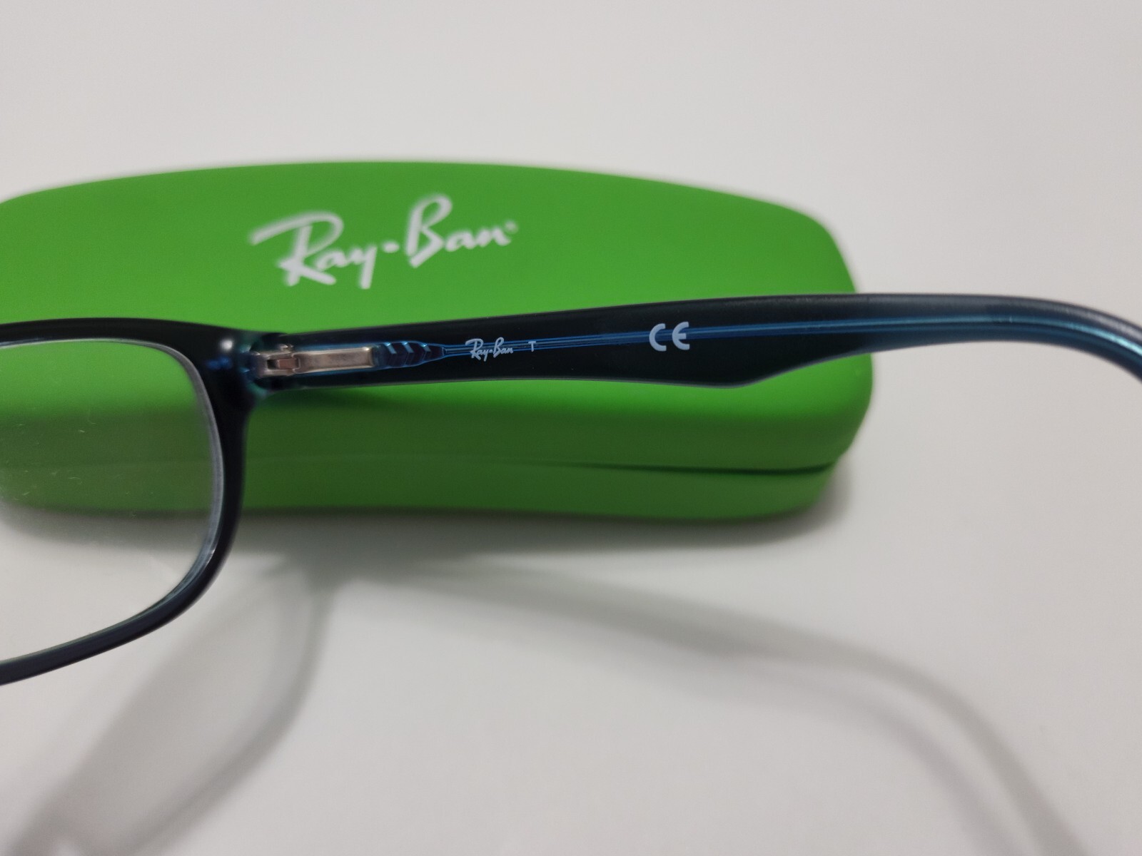 RAY BAN EYEGLASSES FRAME RB 1555 3667 48-16 130 CLEAR BLUE | eBay