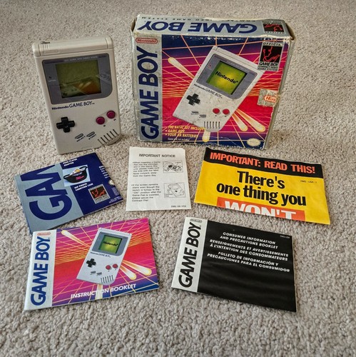 Original Launch Edition Nintendo Game Boy Handheld System DMG-01 ...
