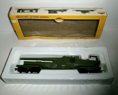 Vtg MODEL POWER Military U.S. ARMY 114 BIG THUNDER RAILWAY GUN HO TRAIN ...