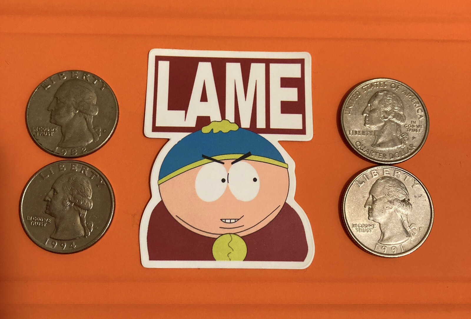 Eric Cartman Lame Sticker South Park | eBay