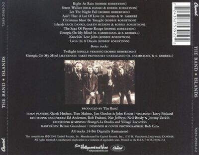 THE BAND - ISLANDS [REMASTER] NEW CD 724352539222| eBay