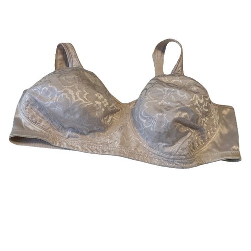 Playtex Full Coverage Bra 44C Wire Free Satin Unlined Lt Lift ...