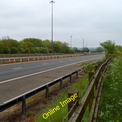 Photo 6x4 M48 motorway near Aust Aust/ST5789 Viewed from a footpath ...
