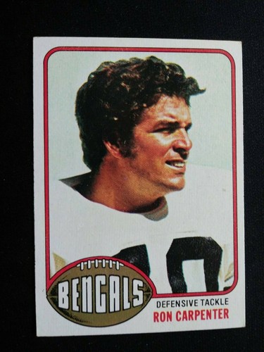 1976 Topps Football Card # 432 Ron Carpenter - Cincinnati Bengals | eBay