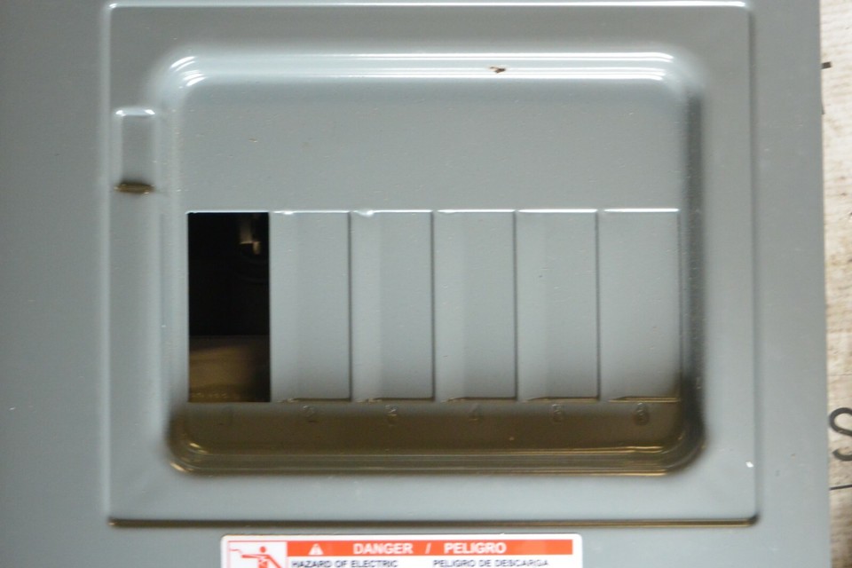 New Surplus SQUARE D HOM612L100FCP 100 amp Main Lug Load Center ...