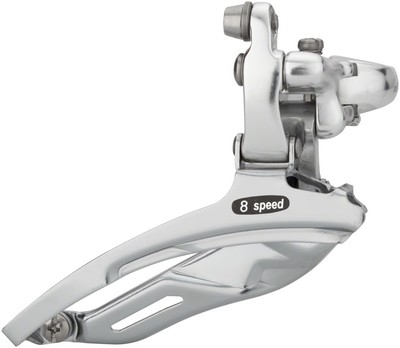 MICROSHIFT R538 FRONT DERAILLEUR 8-SPEED TRIPLE 52/42/30 28.6/31.8 BAND ...