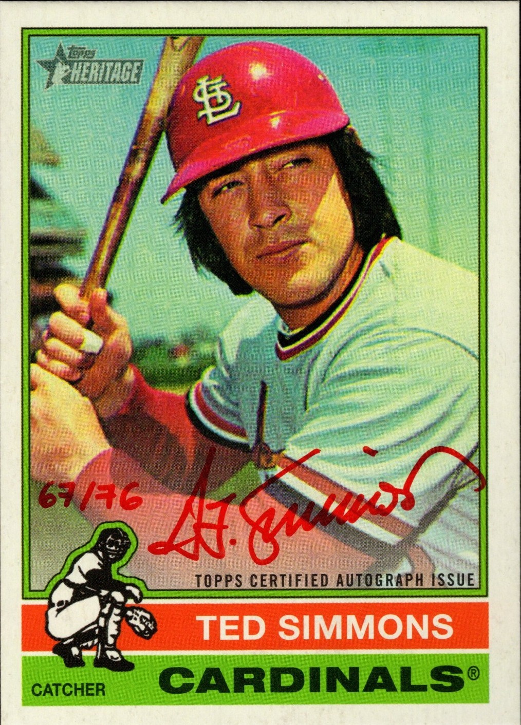 2025 Topps Heritage High Number - Real One Autographs Ted Simmons #ROA ...