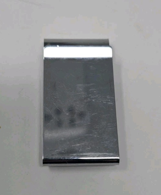 Vintage MC Royal Ace of Spades Epoxy 2 Sided Stainless Steel Money Clip ...