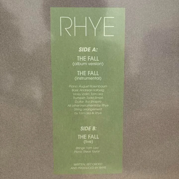 Rhye Fall