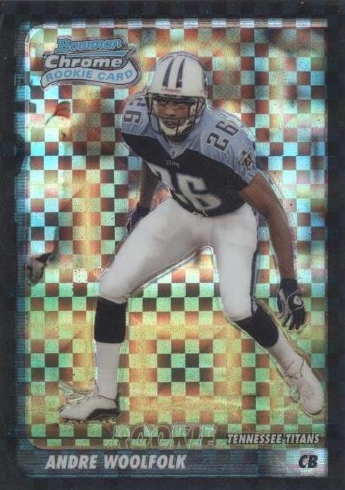 2003 Bowman Chrome - Andre Woolfolk #170 X-Fractor /250 (RC) for sale ...